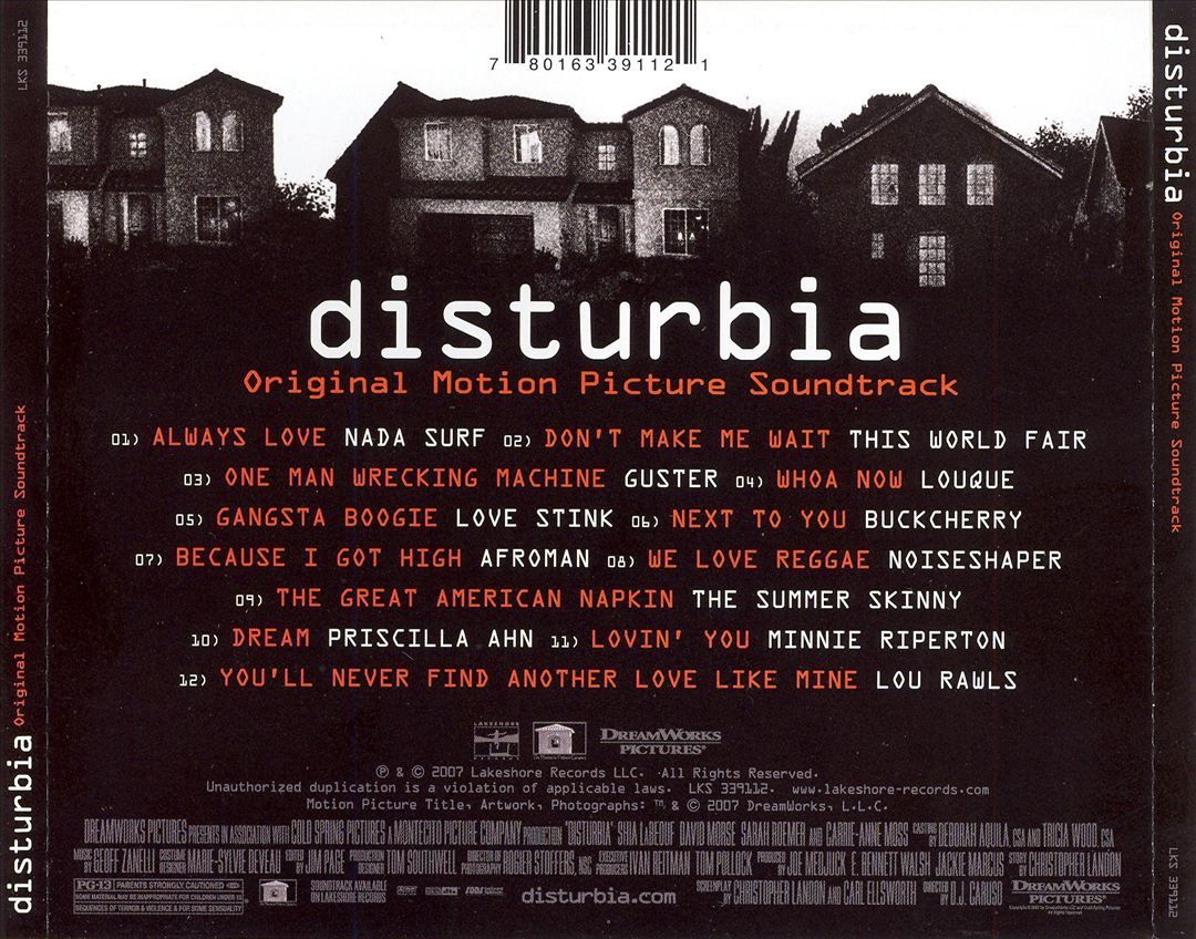 Disturbia [Original Soundtrack] – Original Soundtrack – MovieMars