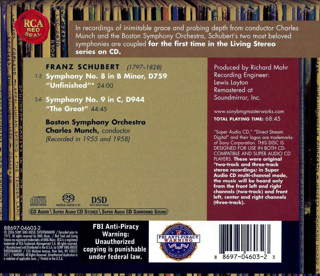 Schubert: Symphonies Nos. 8 & 9 – Charles Münch – MovieMars