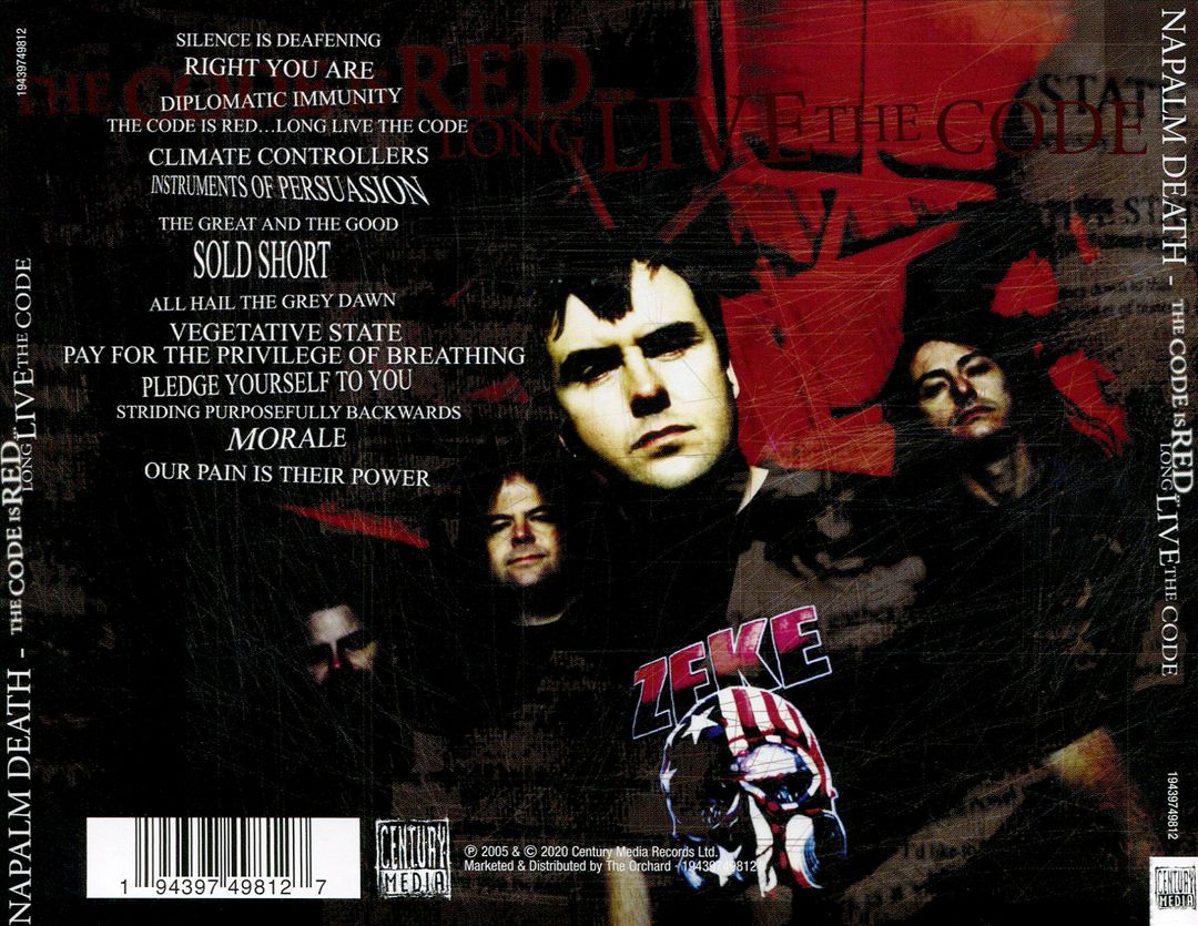 Code Is Red... Long Live the Code – Napalm Death – MovieMars