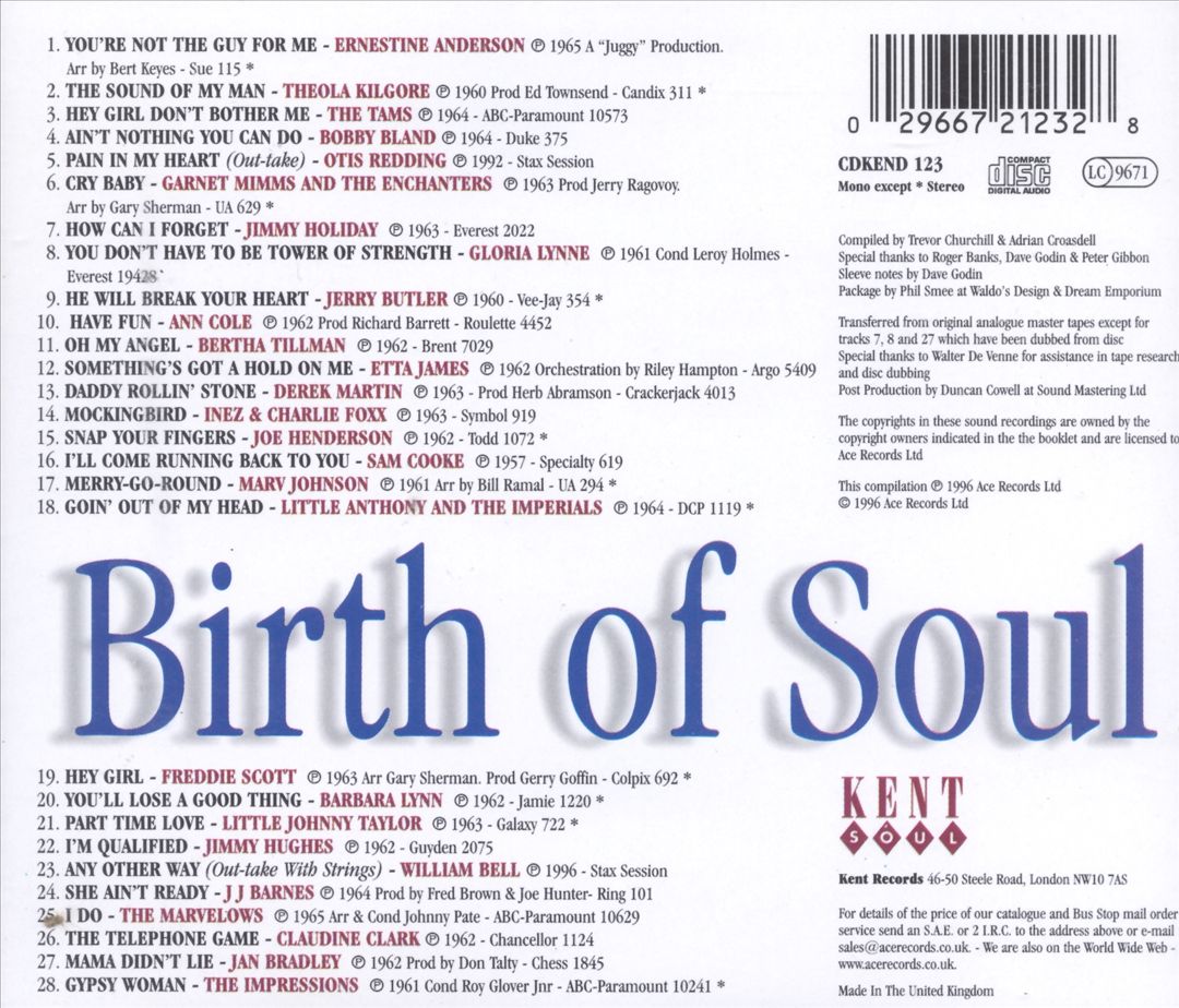 Birth of Soul – Various Artists – MovieMars