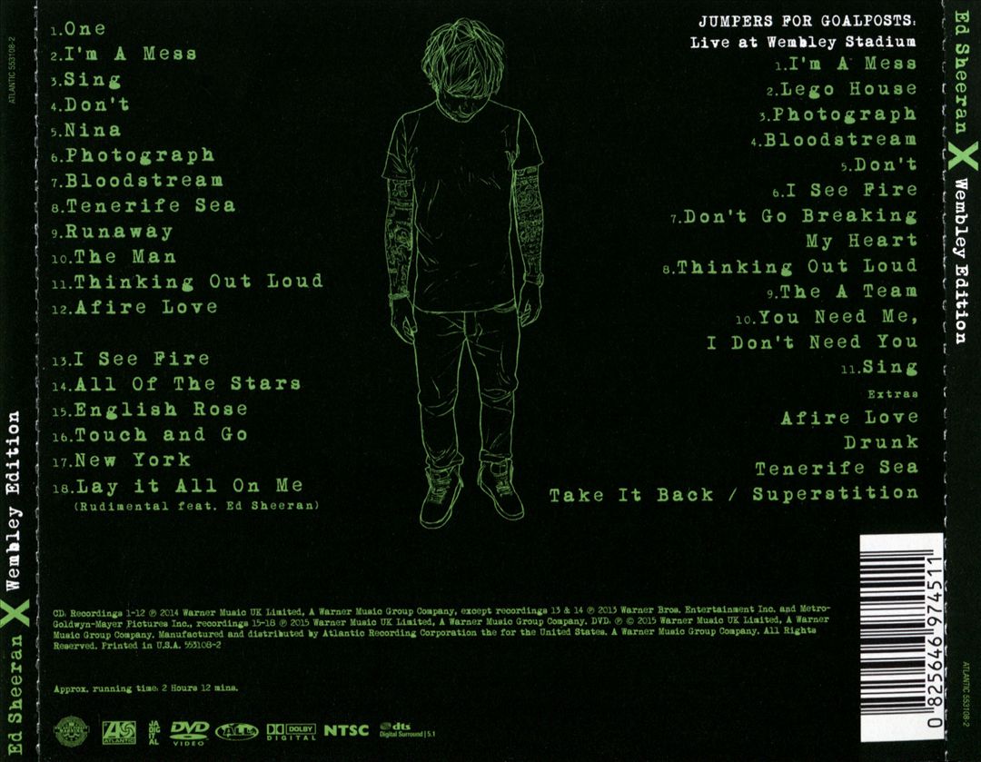x [Wembley Edition] [Deluxe Edition] – Ed Sheeran – MovieMars