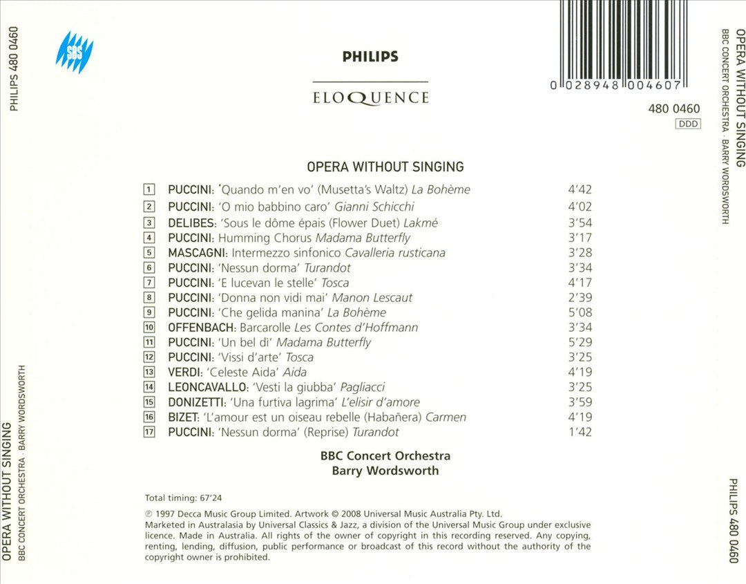 Opera without Singing – BBC Concert Orchestra – MovieMars