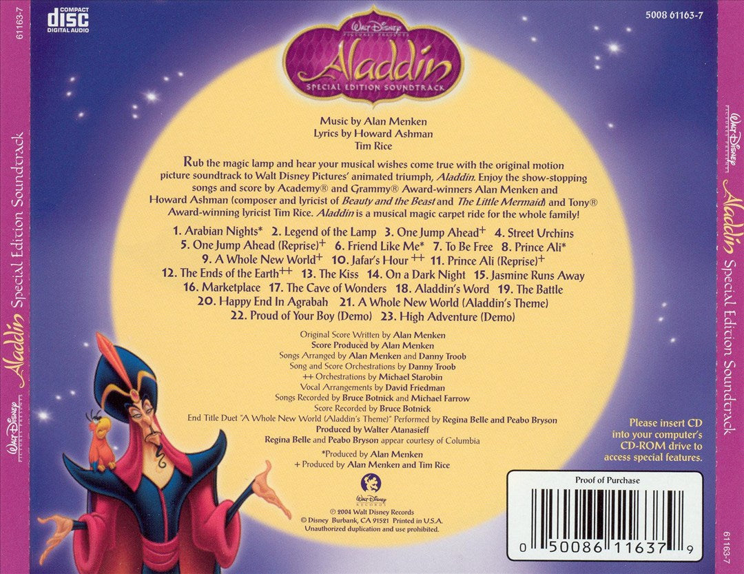 Aladdin [Original Soundtrack] [Disney] [2004] – Howard Ashman / Alan Menken / Tim Rice – MovieMars
