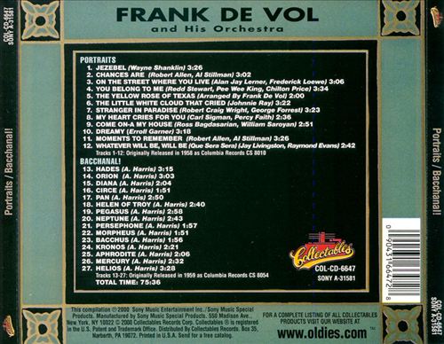 Portraits/Bacchanal! – Frank DeVol – MovieMars