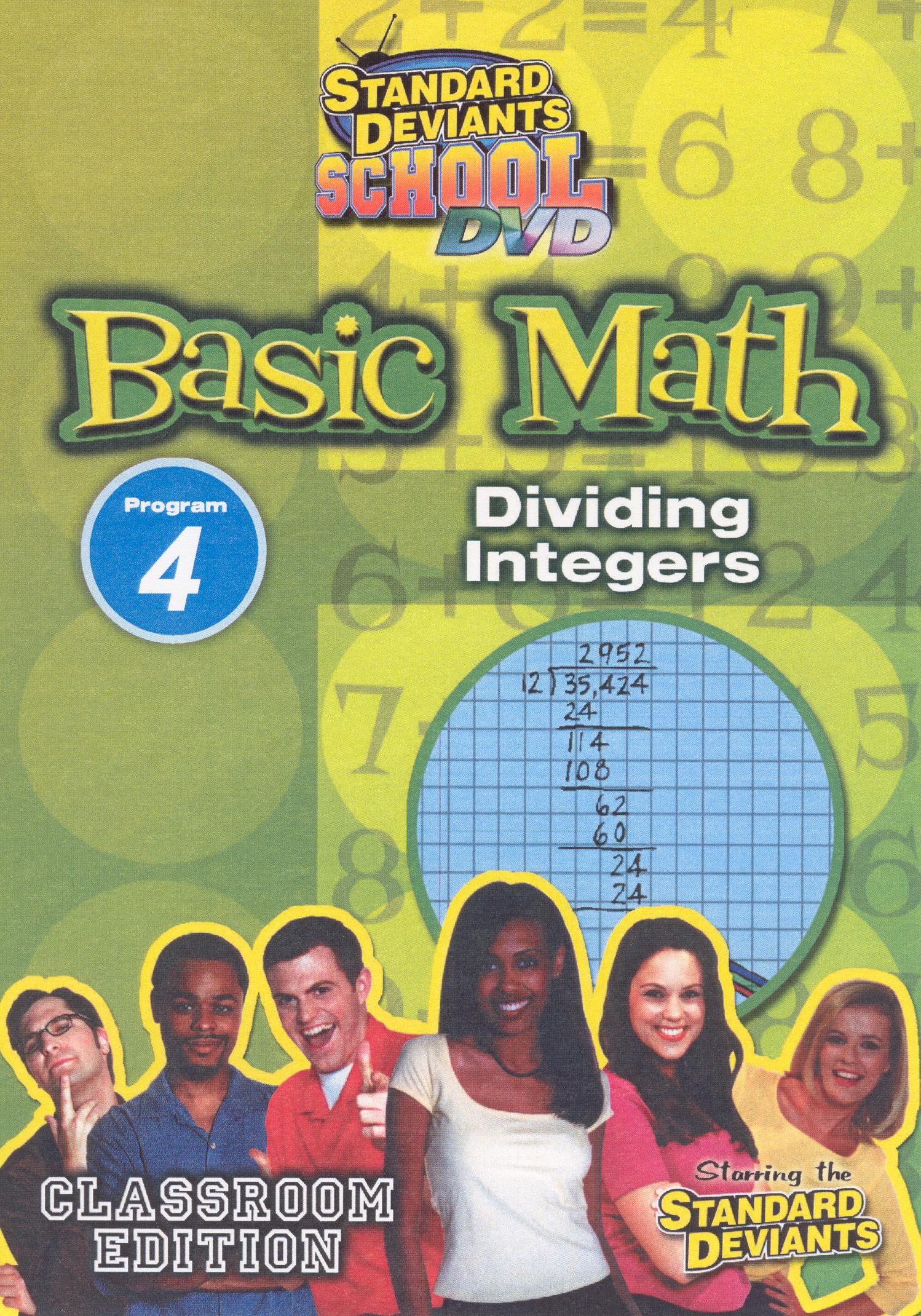 Standard Deviants School: Basic Math, Vol. 4 - Dividing Integers – MovieMars
