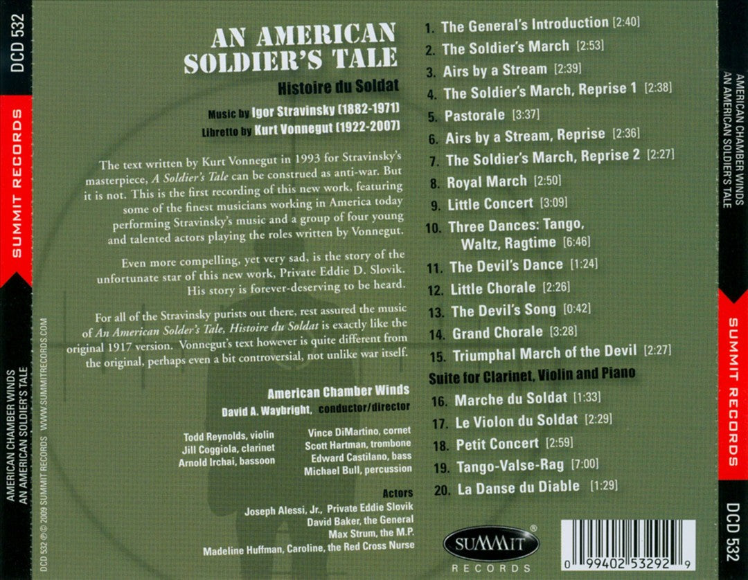 Igor Stravinsky: An American Soldier's Tale – David A. Waybright ...