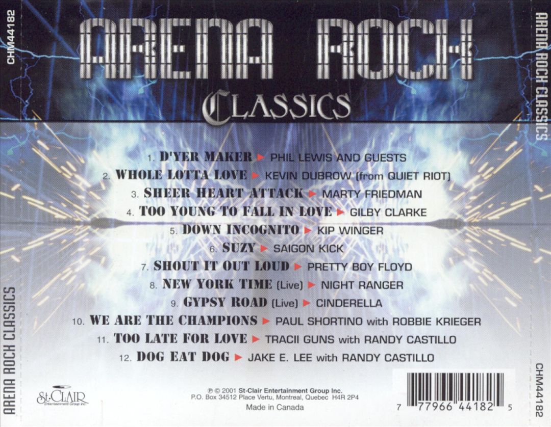 Metal Thunder: Arena Rock Classics – Various Artists – MovieMars