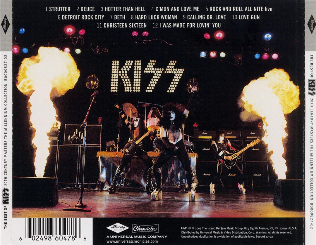 20th Century Masters - The Millennium Collection: The Best of Kiss ...
