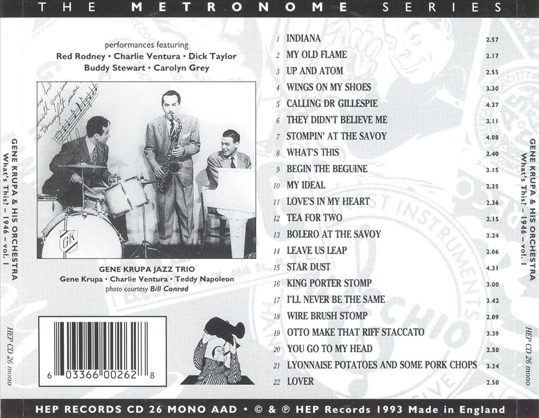 What's This-1946, Vol. 1 – Gene Krupa – MovieMars