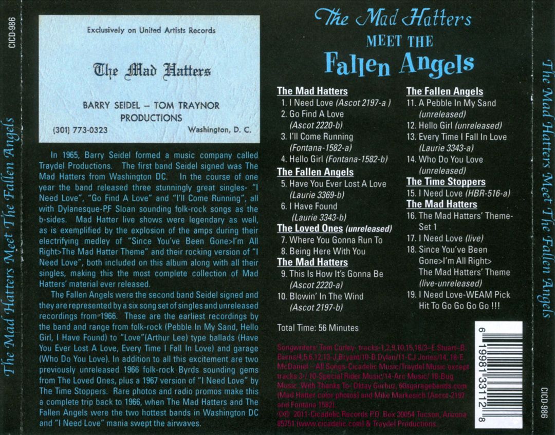 Mad Hatters Meet The Fallen Angels – The Mad Hatters/The Fallen Angels ...
