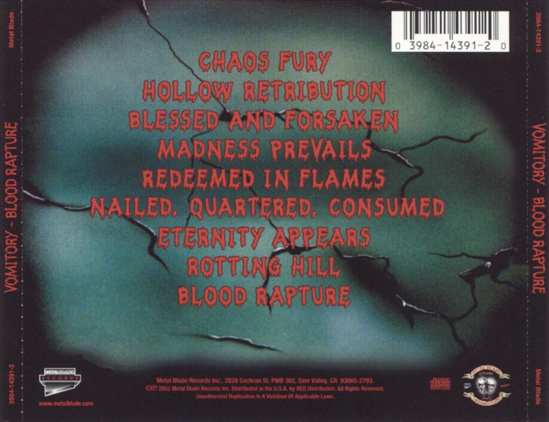 Blood Rapture – Vomitory – MovieMars