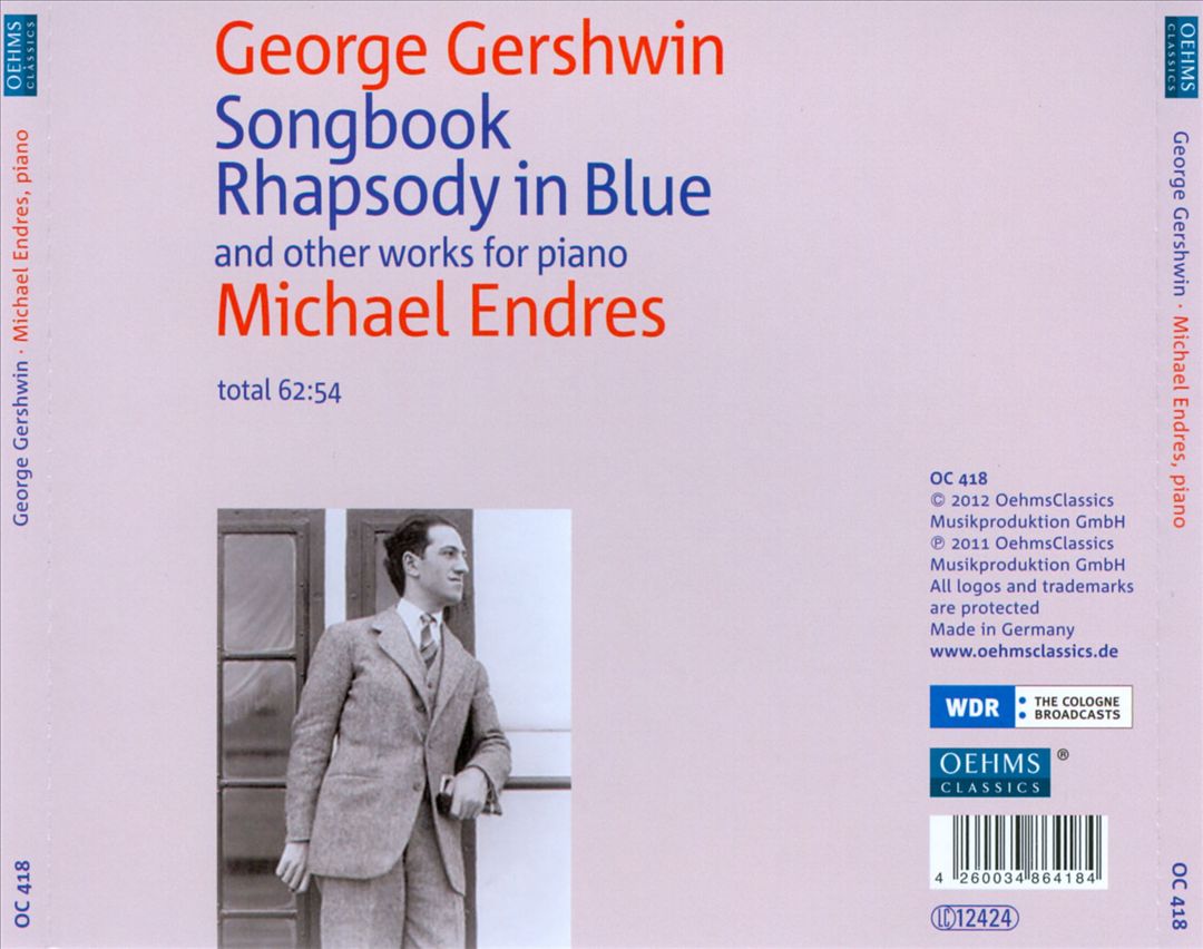 George Gershwin: Songbook; Rhapsody in Blue – Michael Endres – MovieMars