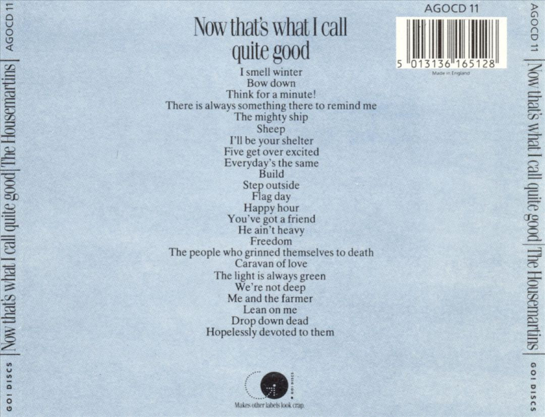 Now That's What I Call Quite Good! – The Housemartins – MovieMars