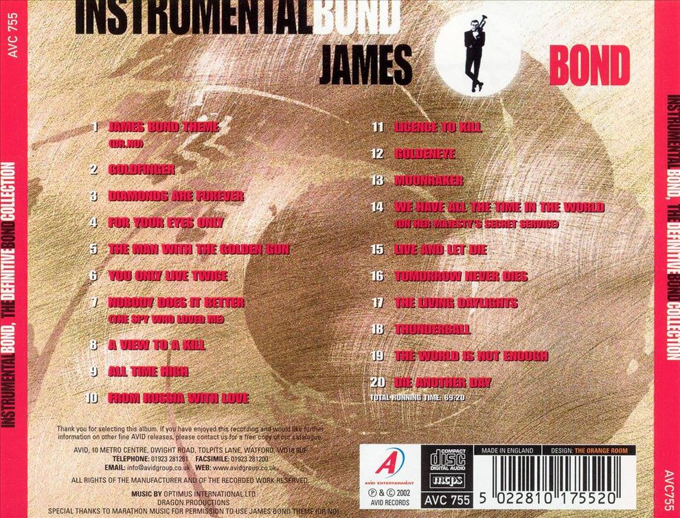 Instrumental Bond: The Definitive Bond Collection – Various Artists ...