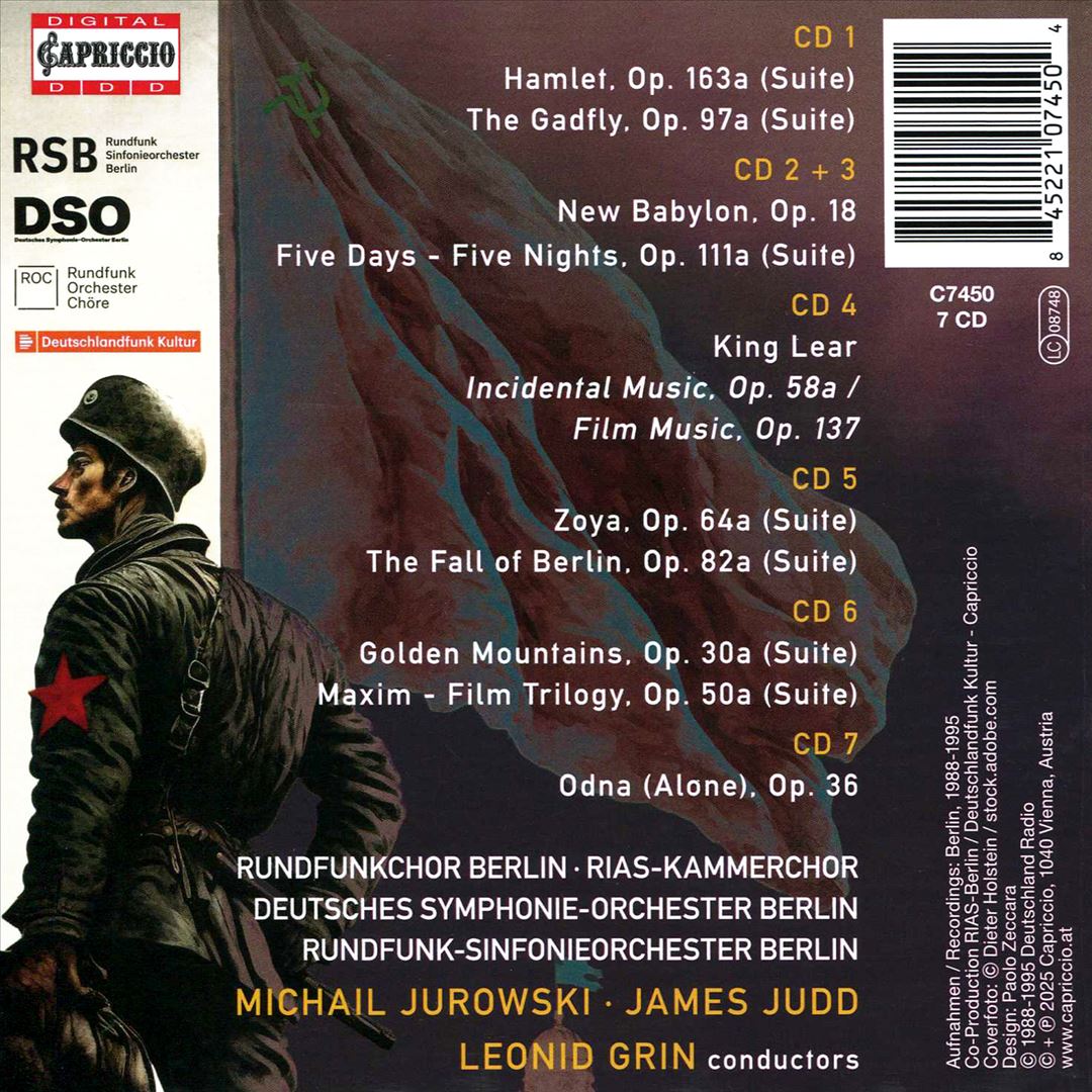 Dmitri Shotakovich: Film Music Edition – Michail Jurowski / James Judd ...