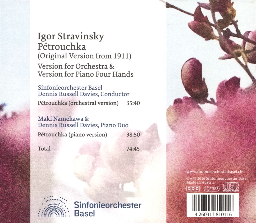 Igor Stravinsky: Pétrouchka (Original Version from 1911) – Dennis ...