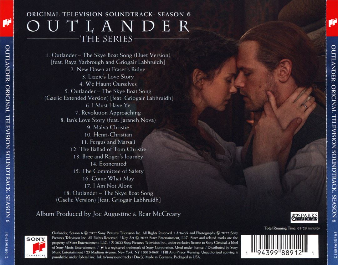Outlander: Season 6 [Original Television Soundtrack] – Bear McCreary ...