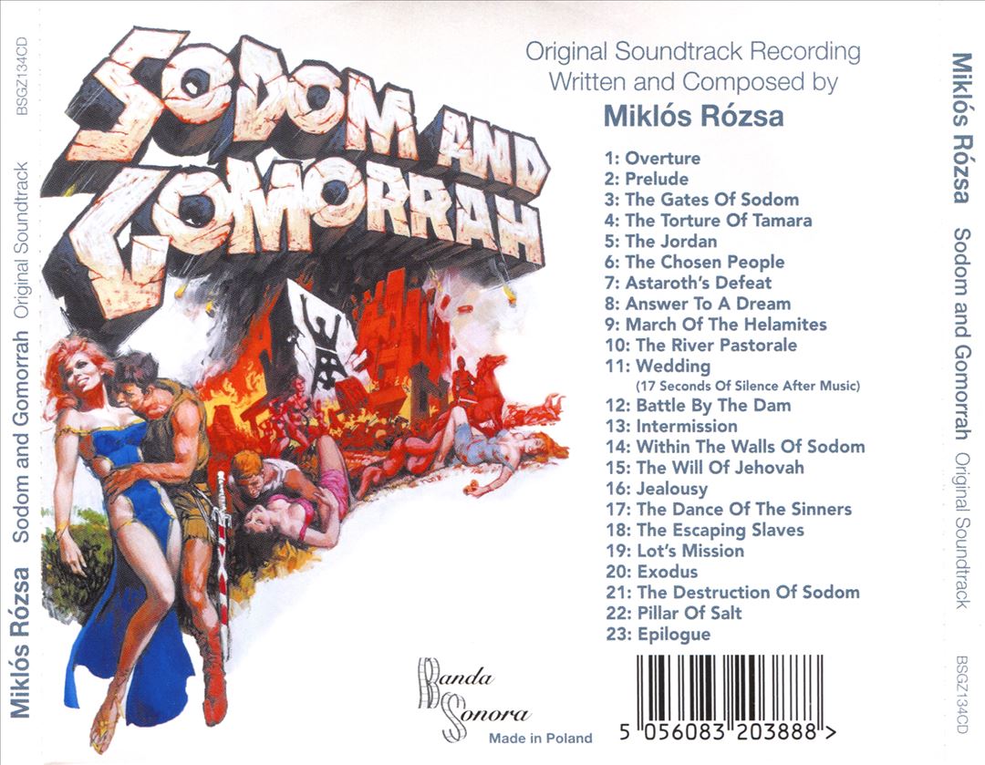 Sodom and Gomorrah [Original Motion Picture Soundtrack] – Miklos Rozsa ...