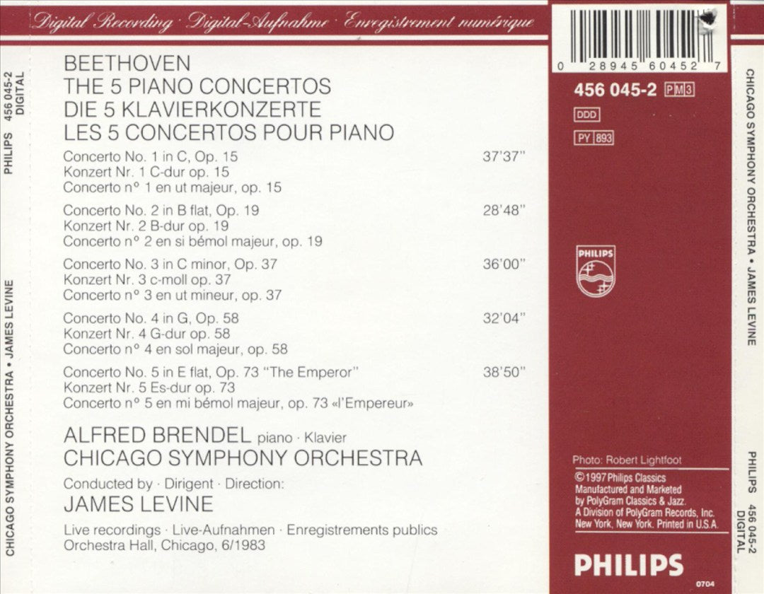 Beethoven: The Five Piano Concertos – Alfred Brendel – MovieMars