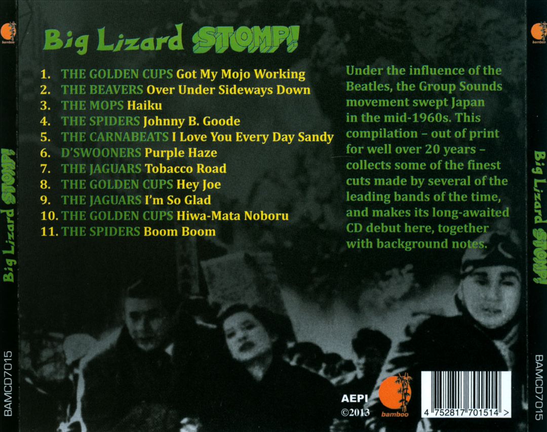 Big Lizard Stomp! Teen Trash from Psychedelic Tokyo 1966-1969, Vol. 2 ...