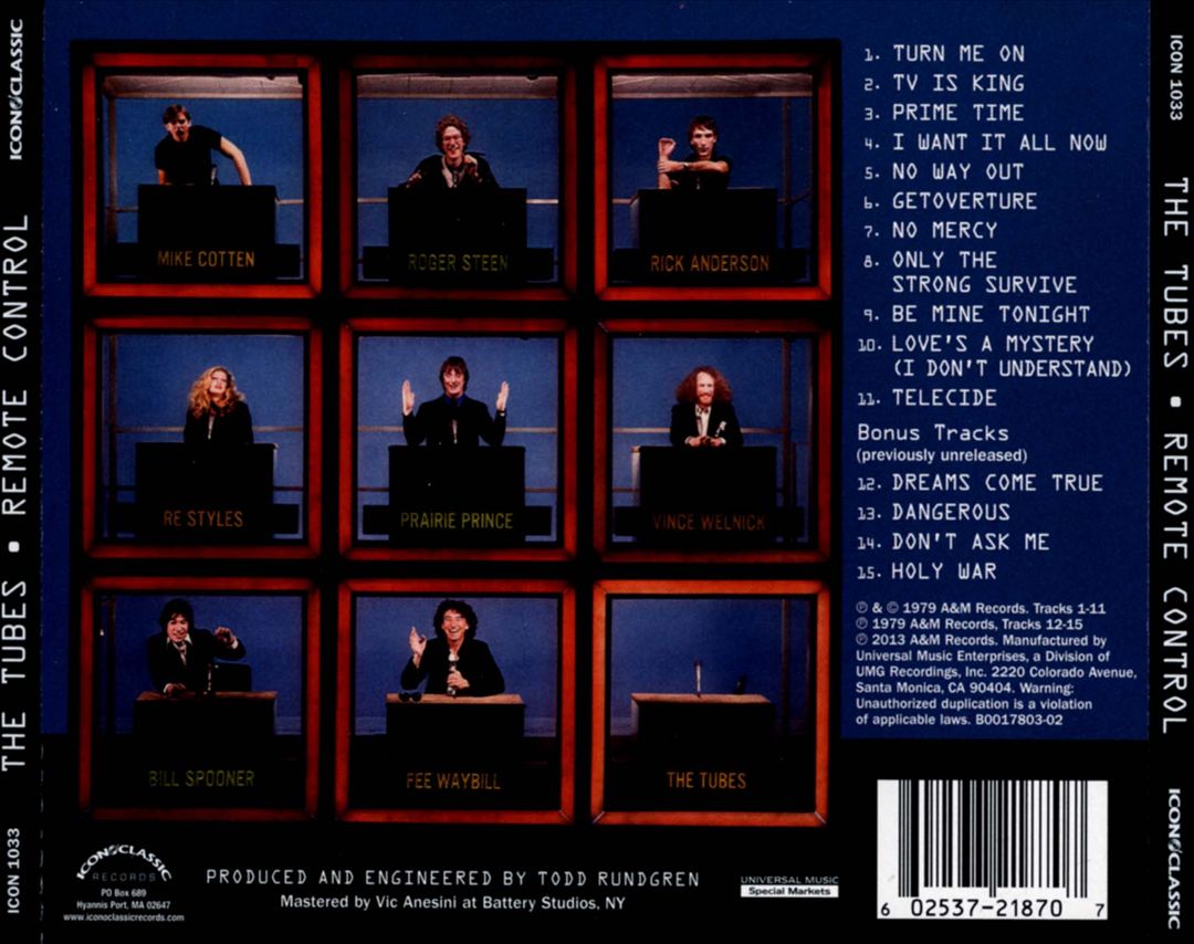 Remote Control [Expanded Edition] – The Tubes – MovieMars
