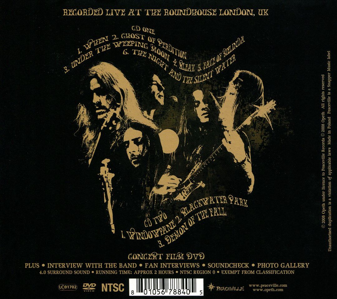 Roundhouse Tapes – Opeth – MovieMars