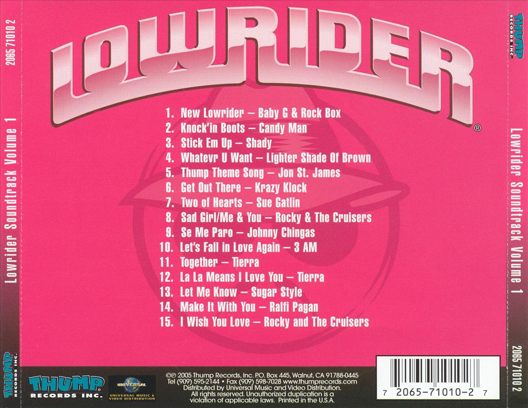 Lowrider Soundtrack Vol. 1 – Various Artists – MovieMars