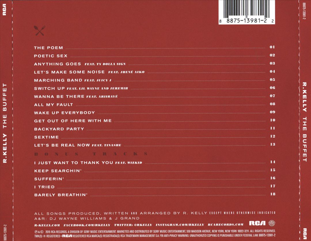 Buffet [Bonus Tracks] – R. Kelly – MovieMars
