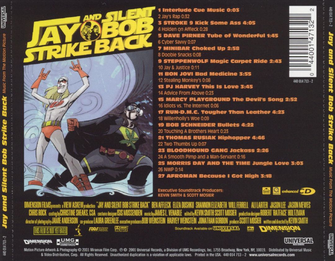 Jay and Silent Bob Strike Back – Original Soundtrack – MovieMars
