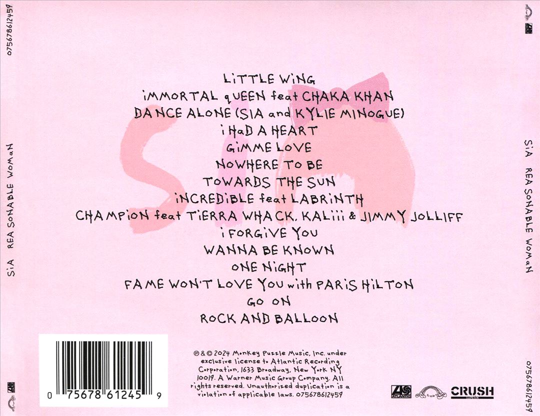 Reasonable Woman – Sia – MovieMars