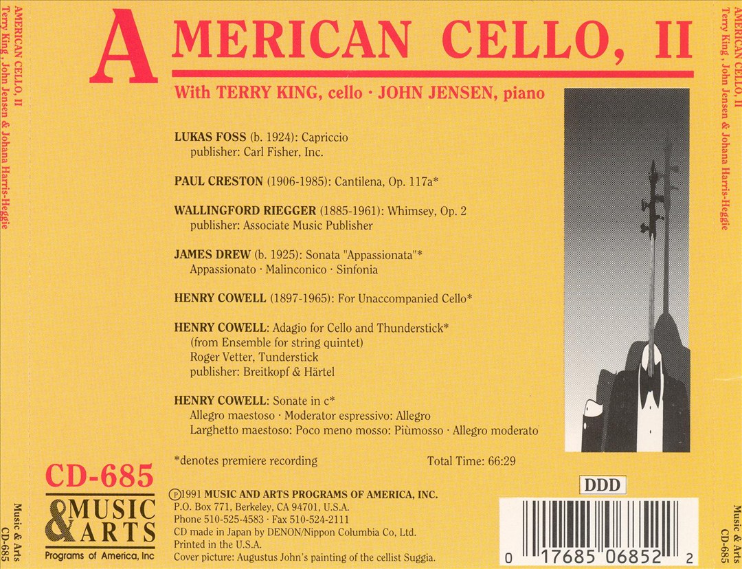 American Cello, Vol. 2 – Terry King – MovieMars