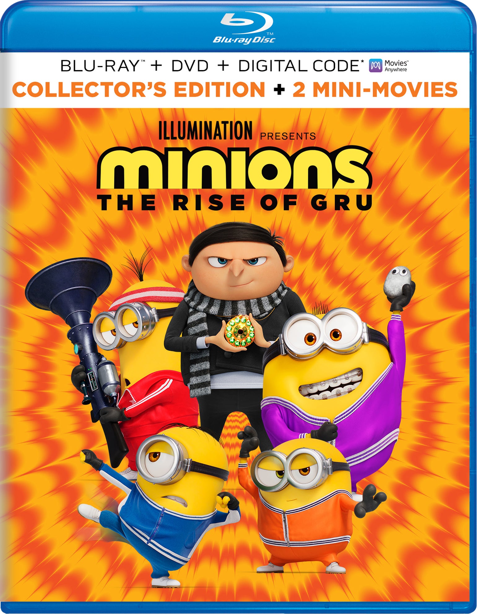 Minions: The Rise of Gru [Includes Digital Copy] [Blu-ray] [2 Discs ...
