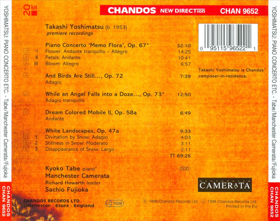 Takashi Yoshimatsu: Memo Flora – Kyoko Tabe – MovieMars