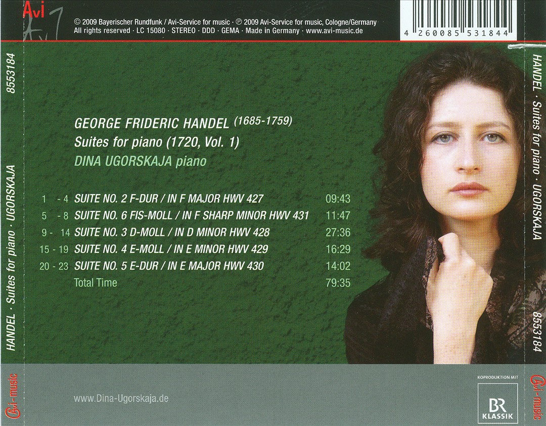 Handel: Suites for Piano – Dina Ugorskaja – MovieMars