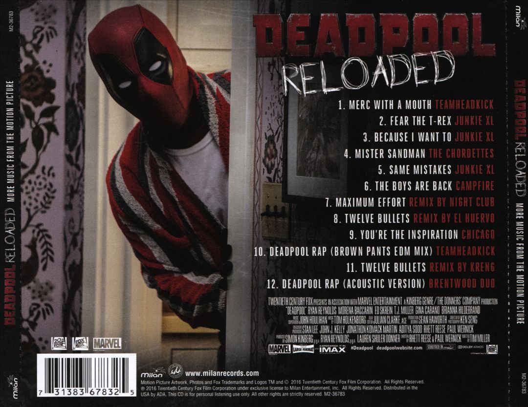Deadpool Reloaded – Various Artists – MovieMars