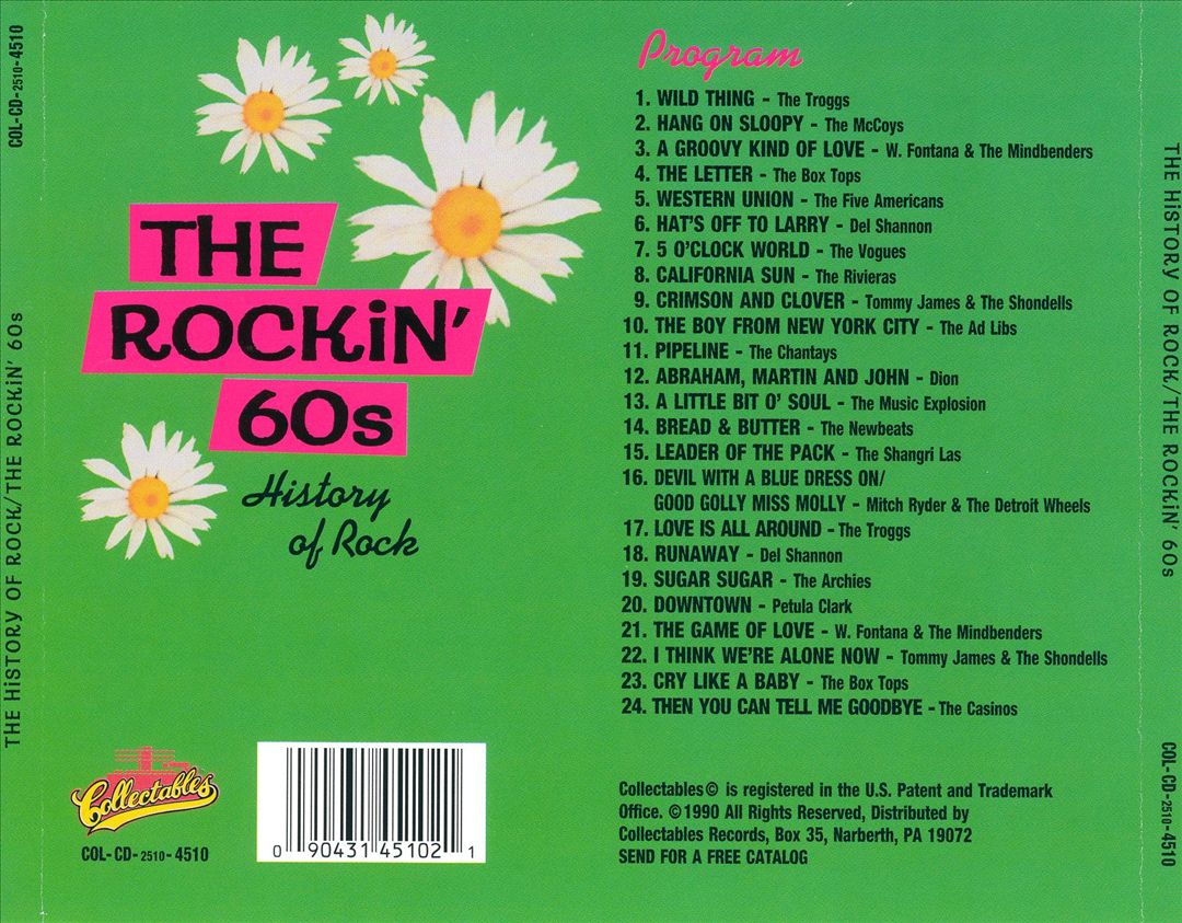 History of Rock: The Rockin' 60's – Various Artists – MovieMars