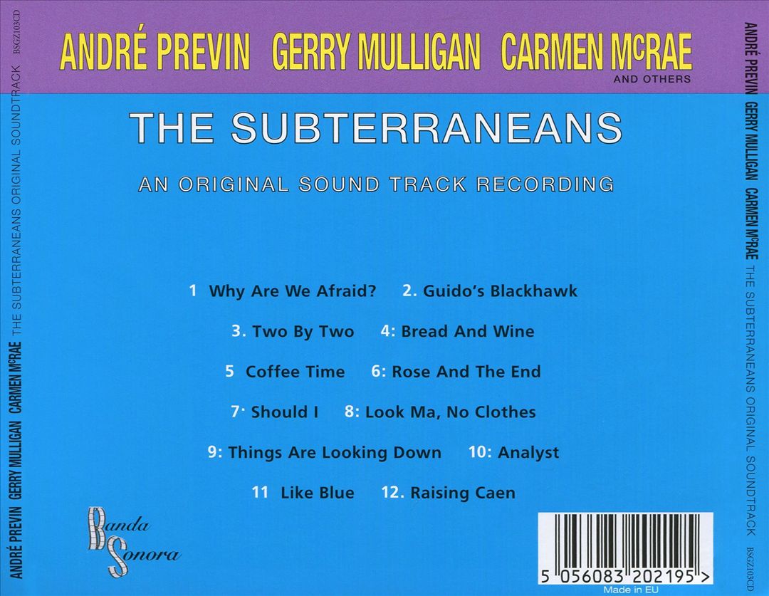 Subterraneans [Original Soundtrack] – André Previn – MovieMars