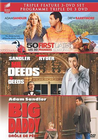 50 FIRST DATES / BIG DADDY / MR. DEEDS - SET – MovieMars