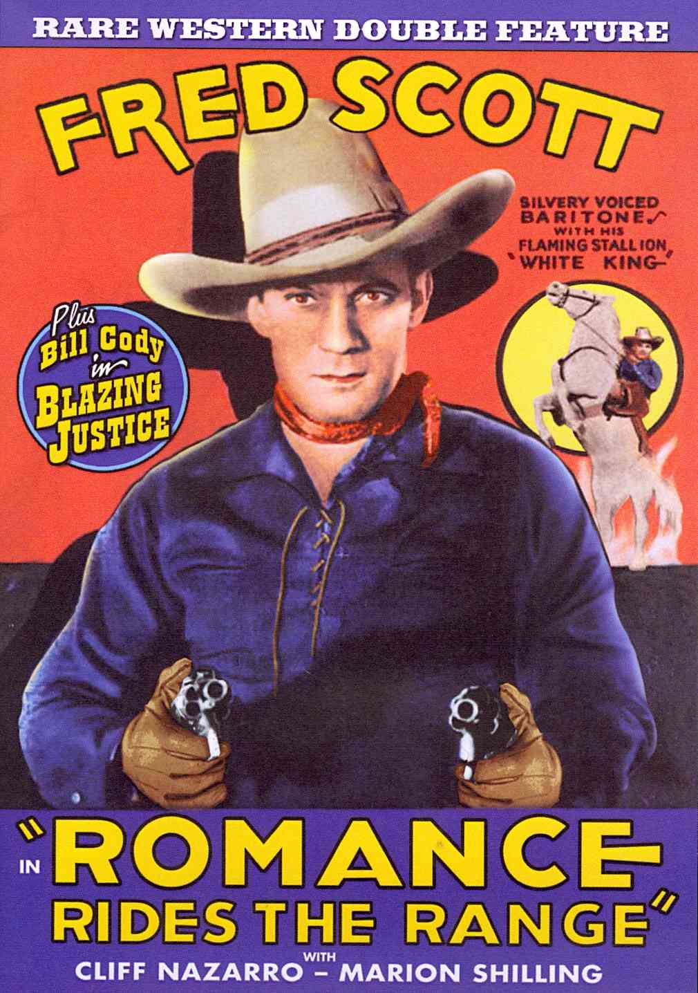 Rare Western Double Feature: Blazing Justice/Romance Rides the Range ...