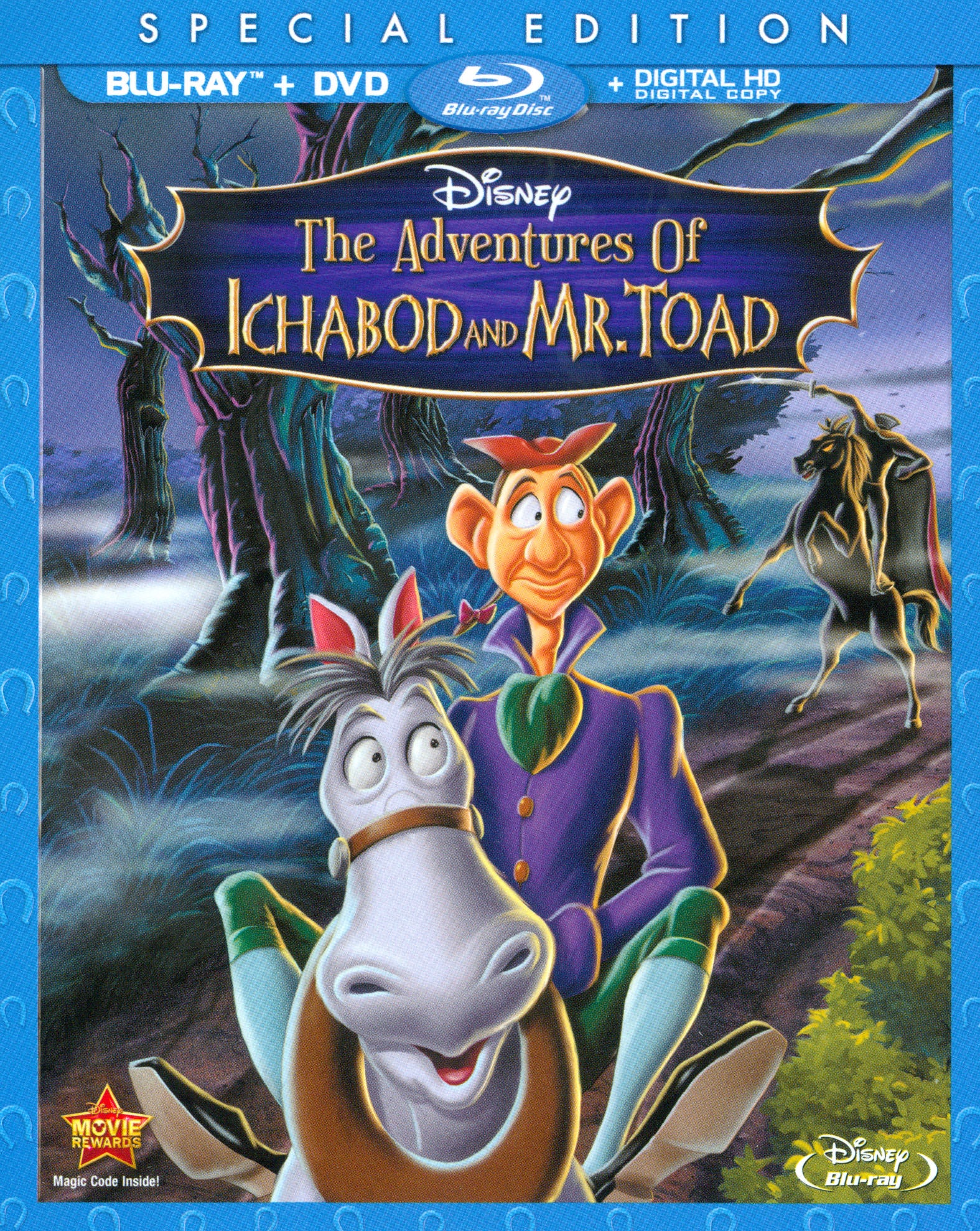 Adventures of Ichabod and Mr. Toad [2 Discs] [Blu-ray/DVD] – MovieMars